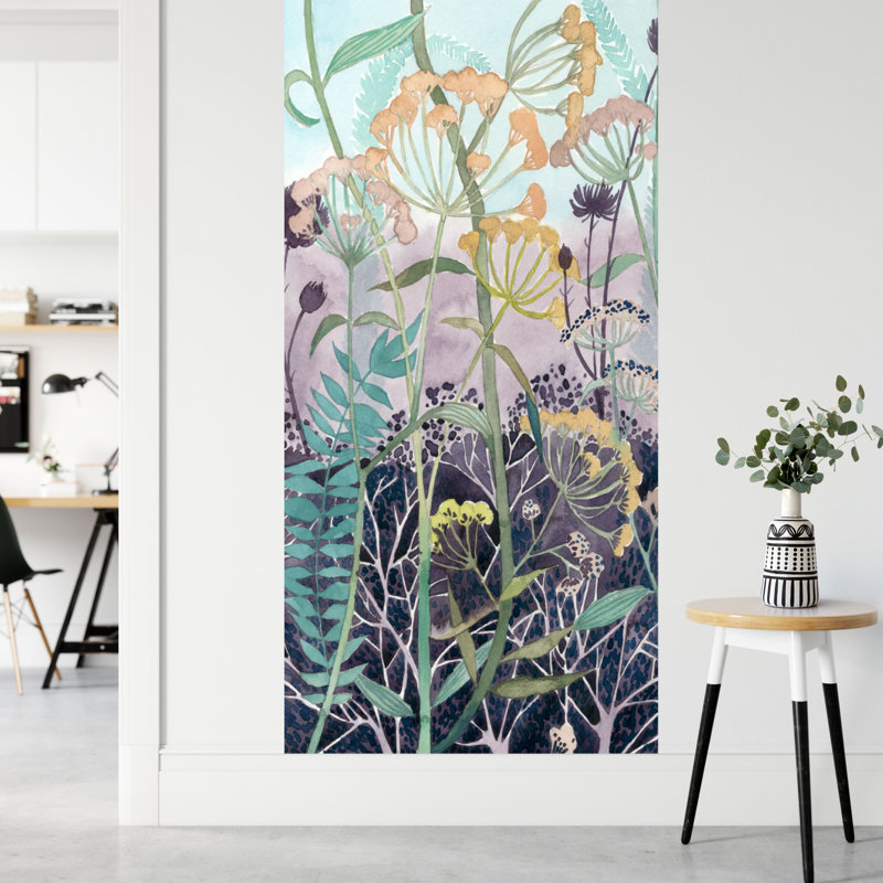 Ophelia & Co. Belleville Illuminated Wildflowers I 8' L x 45" W Wall ...