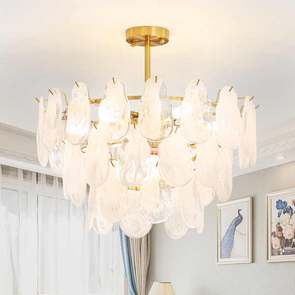 Mercer41 23.62“ Dedre Dimmable Round Chandelier-9 lights | Wayfair