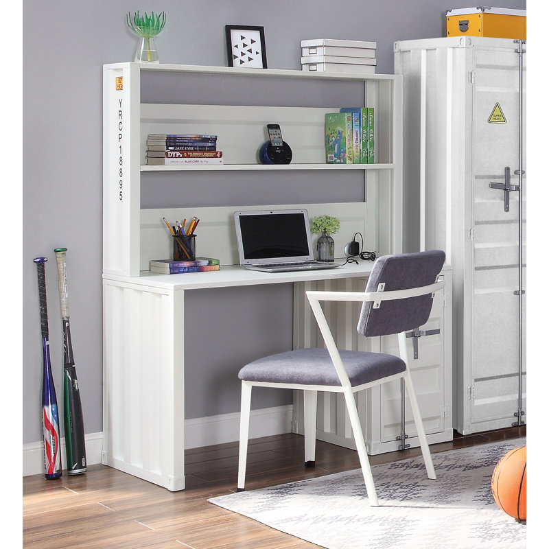 Mason & Marbles Parke 47" Writing Desk with Hutch and Chair Set | Wayfair