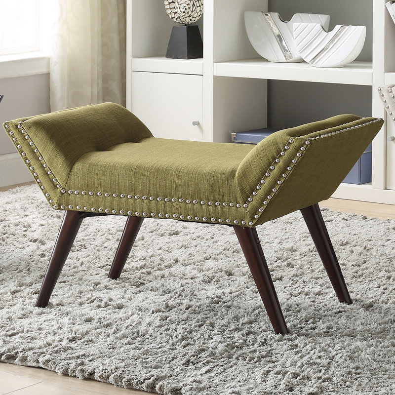 Alcott Hill® Sharonville Upholstered Bench & Reviews | Wayfair