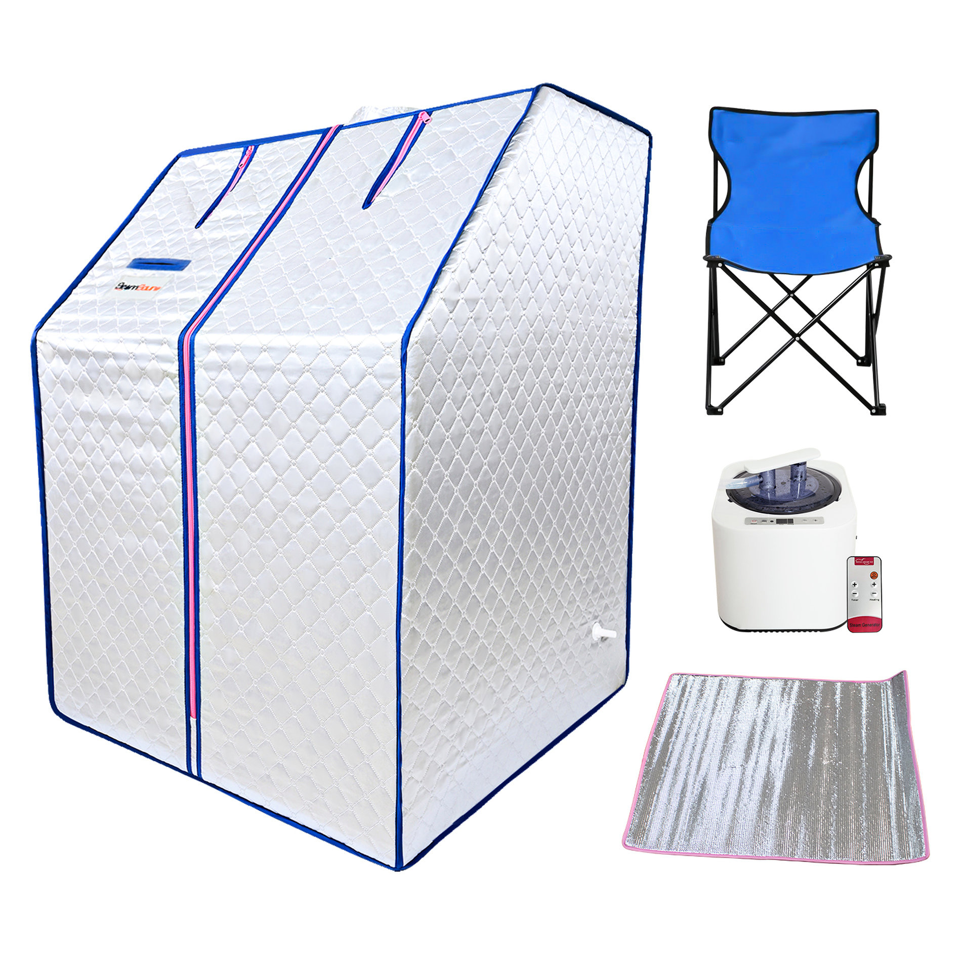 TUOXIN Portable Steam For Home Luxury - Tent With Heater, Chair, Remote ...