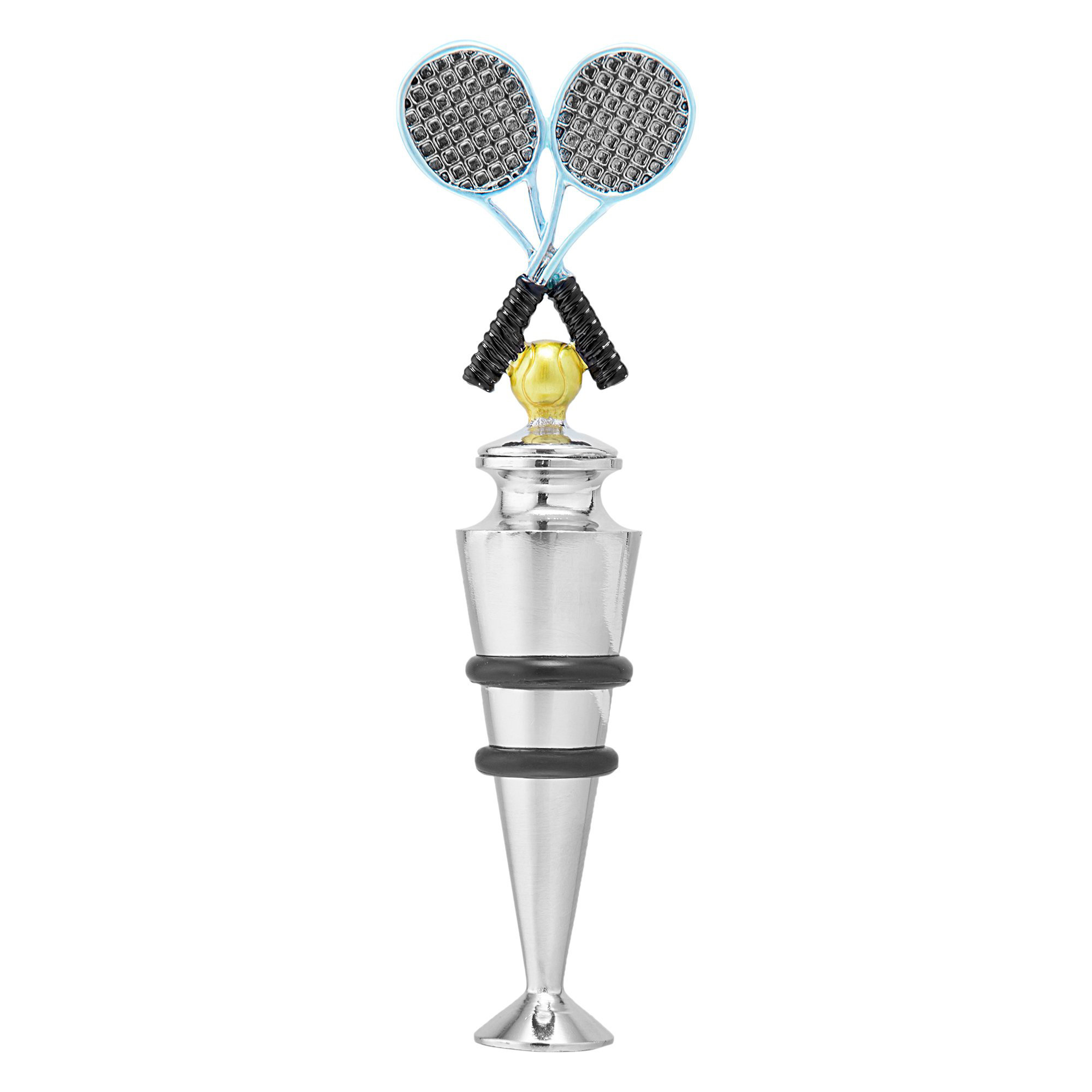 Ebern Designs Wine Bottle Stopper, Tennis Racket | Wayfair