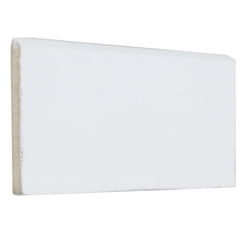 Daltile Artigiano 6" x 3" Ceramic Bullnose Tile Trim in Italian Alps ...