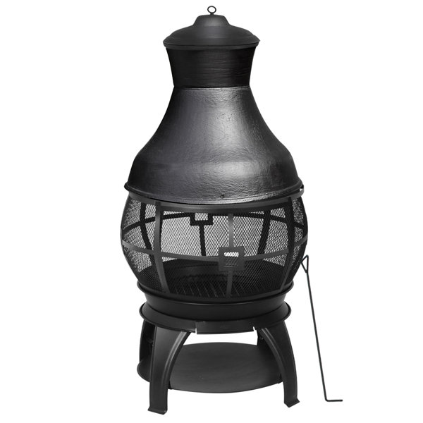 Heatmaxx Cast Iron Wood Burning Chiminea & Reviews - Wayfair Canada
