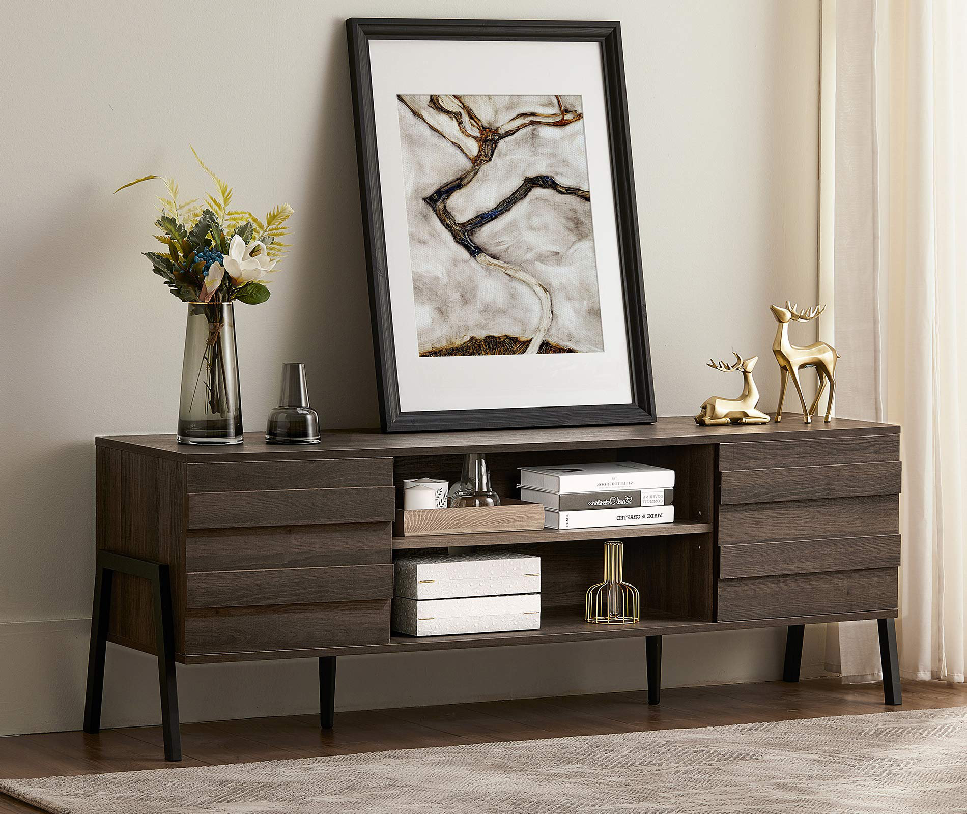 17 Stories Deklynn TV Stand For Tvs Up To 65" - Wayfair Canada