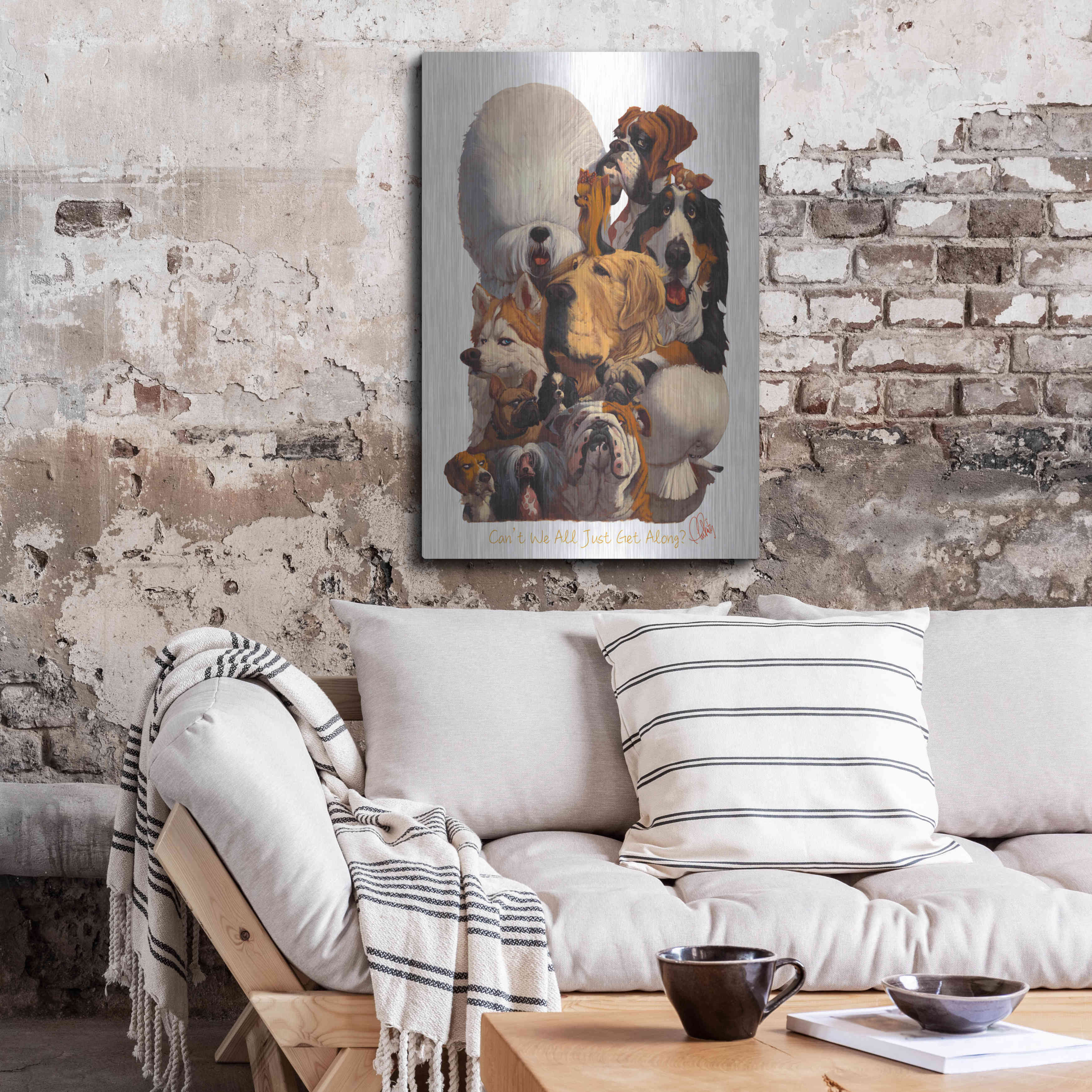Trinx " 'Can't We All Just Get Along' By Thomas Fluharty, Metal Wall ...