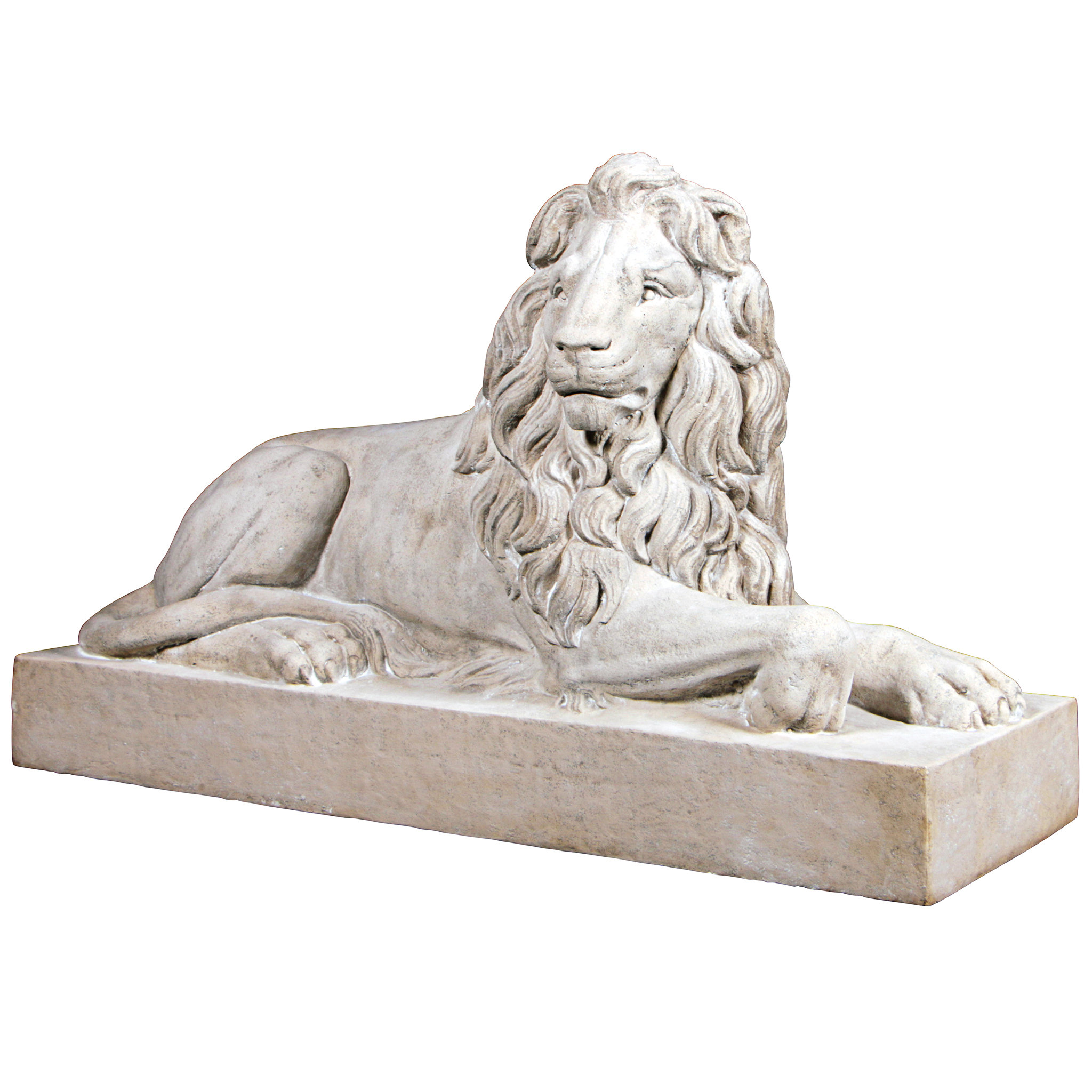 Design Toscano Castle Courtyard Lion Sentinel Right Facing Statue ...