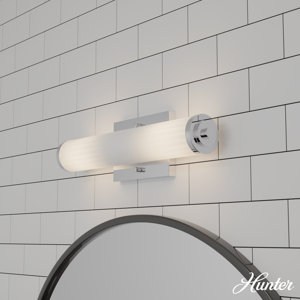 Hunter Fan 2 - Light Dimmable Vanity Light | Wayfair