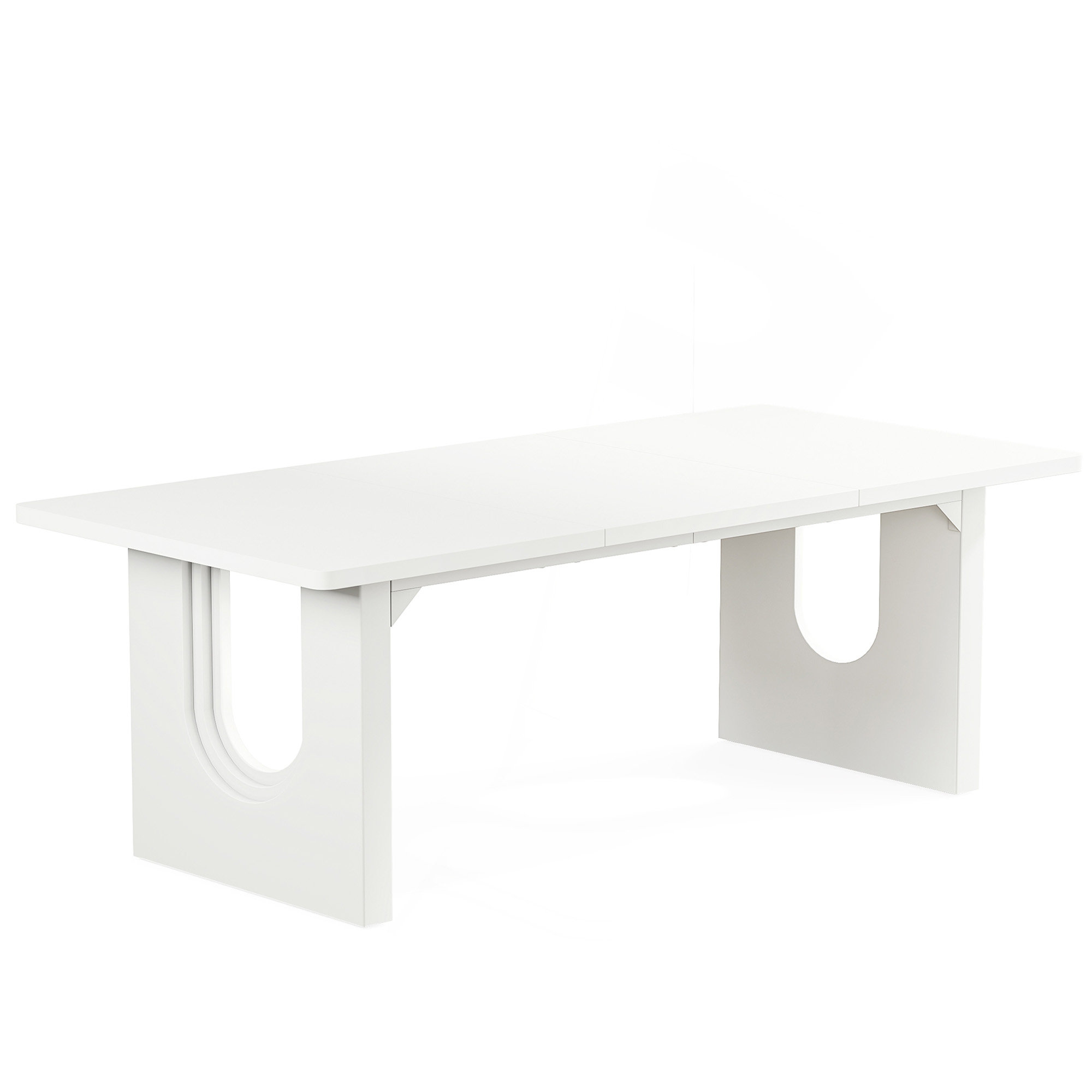 George Oliver 71" Modern Dining Table For 6-8 People, Large Rectangular ...