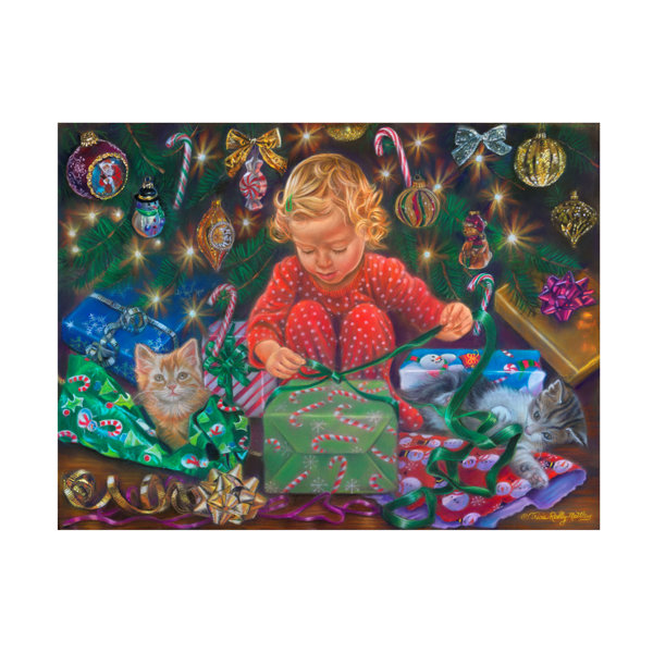 The Holiday Aisle® Wrapped With Love by Tricia Reilly Matthews Canvas ...