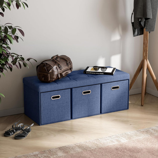 Ebern Designs Karyle Upholstered Storage Bench | Wayfair