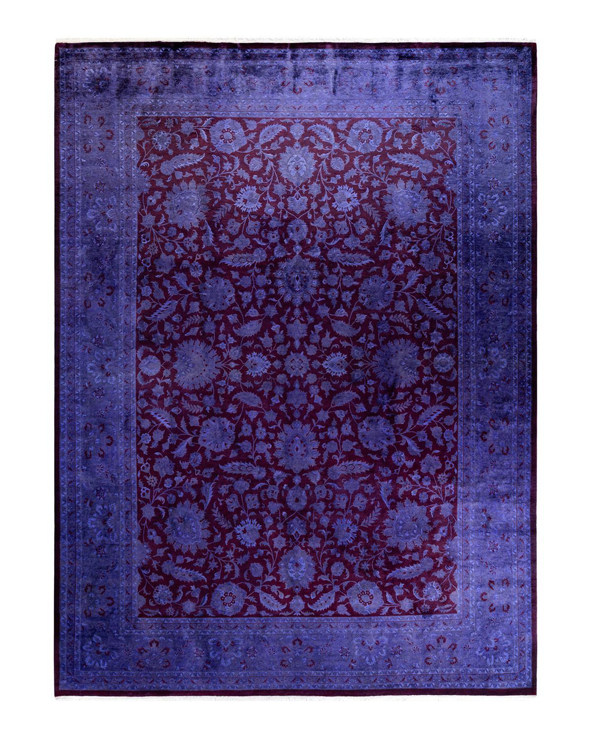Isabelline Maz, One-of-a-Kind Hand-Knotted Area Rug - Purple | Wayfair