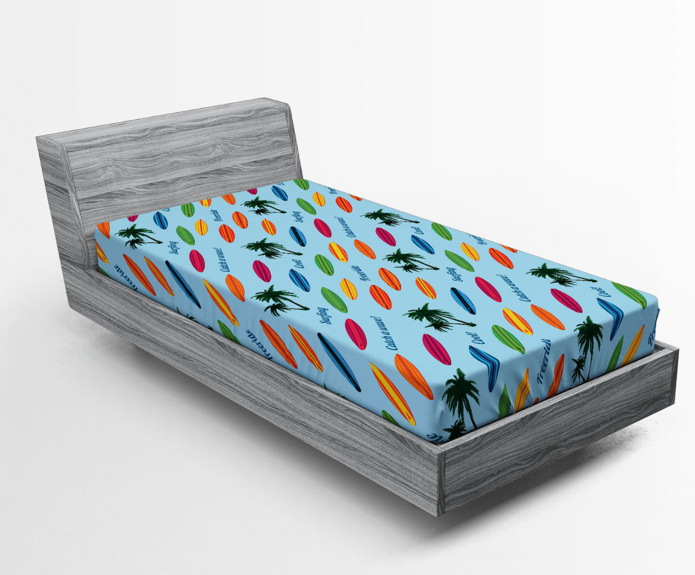 Ambesonne Surfboard Fitted Sheet | Wayfair