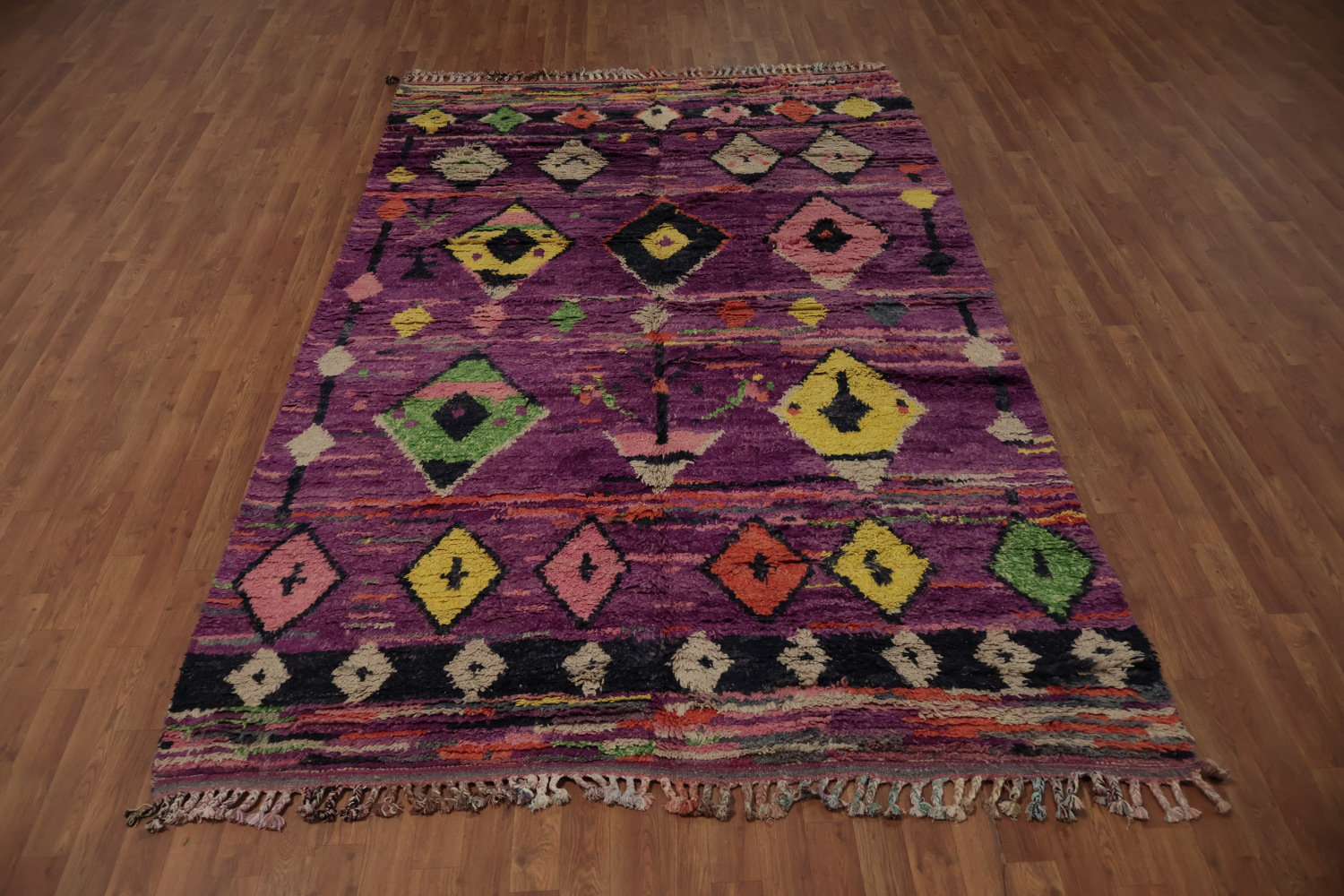 Isabelline Handmade Plush Moroccan Living Room Area Rug 6x10 | Wayfair