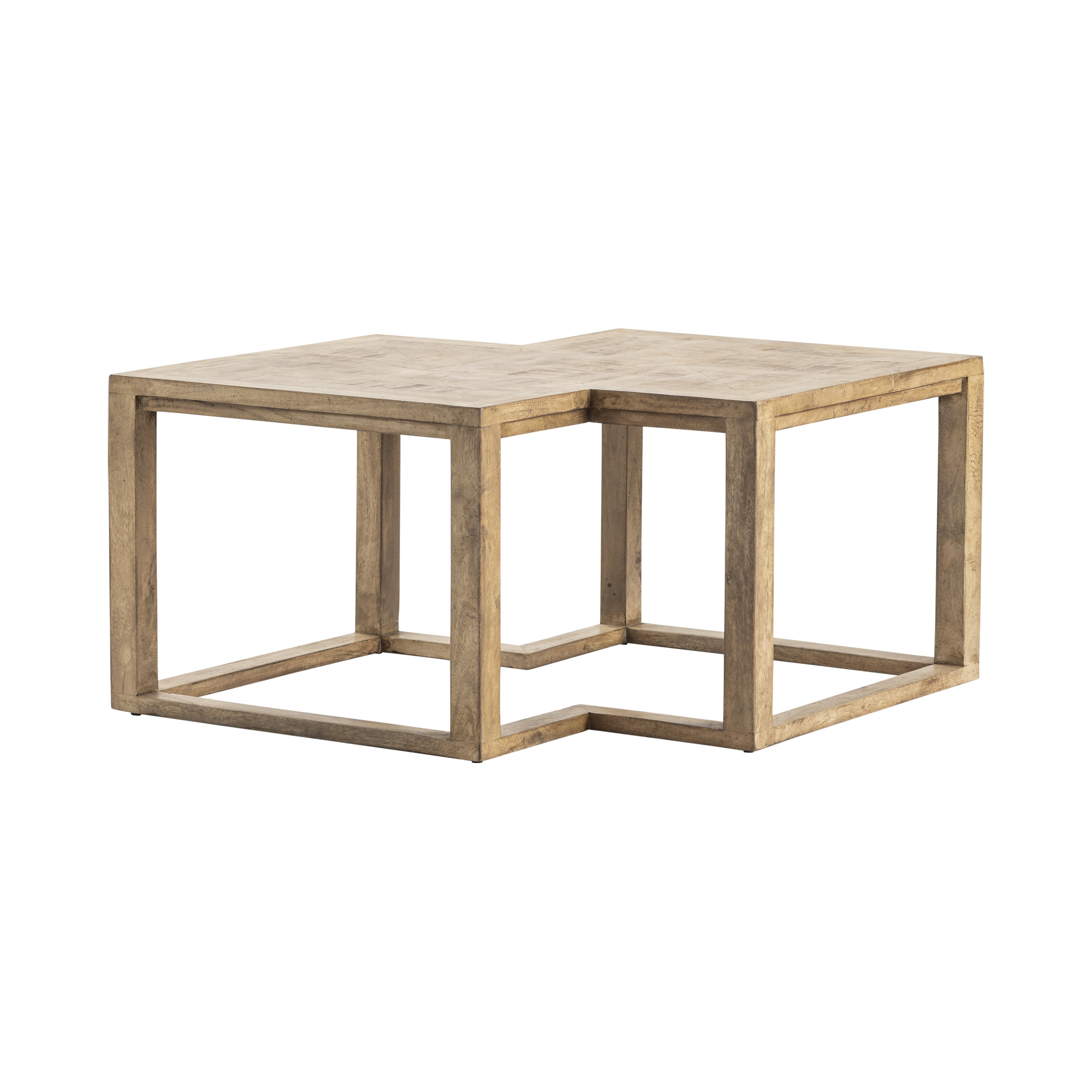 The Twillery Co.® Algoma Solid Wood Frame Coffee Table & Reviews | Wayfair