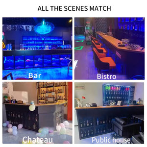 KPXU Bar Counter 102.36" Bar Counter Front Desk with Wine Storage ...