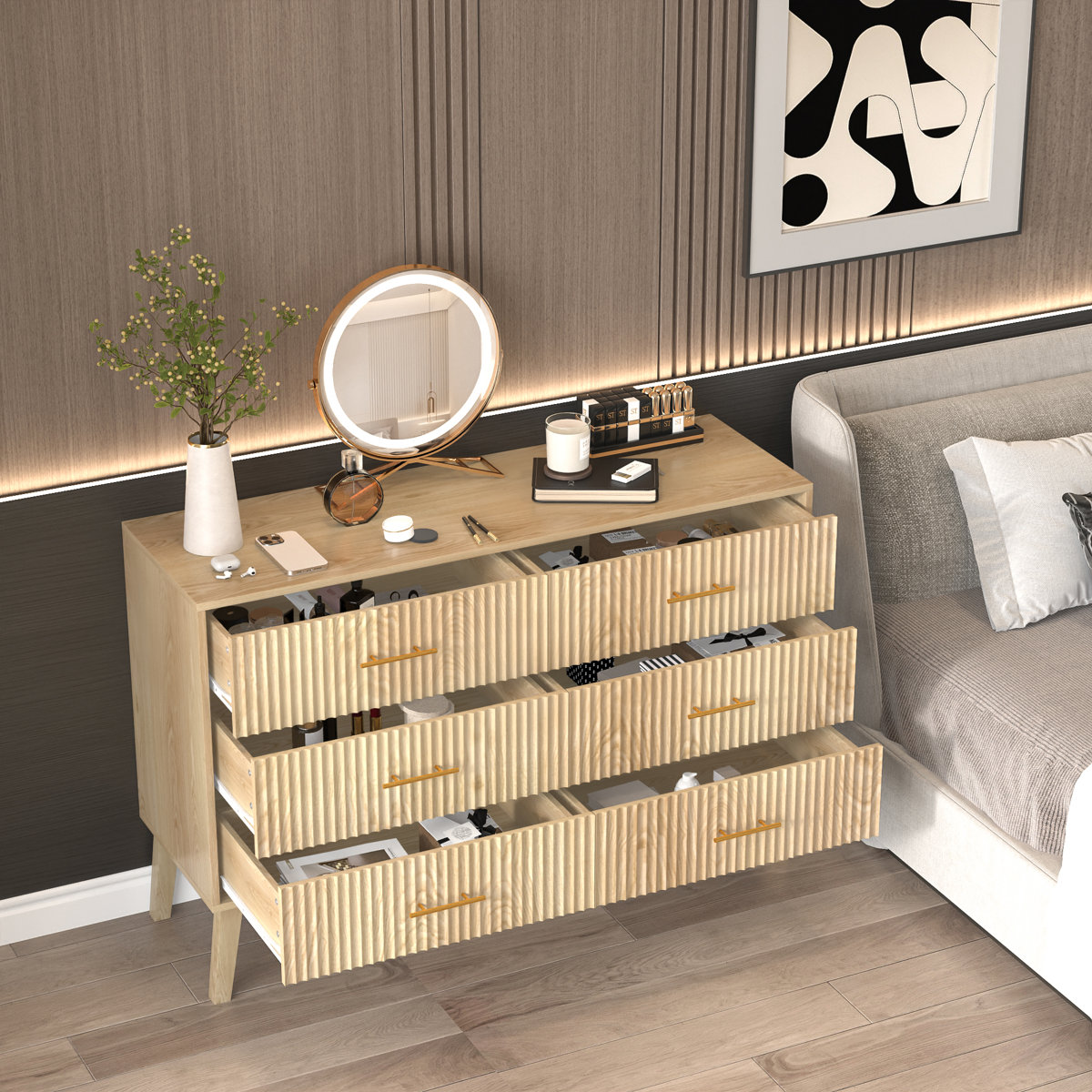 Mercer41 Ruminer 6 - Drawer Dresser & Reviews | Wayfair