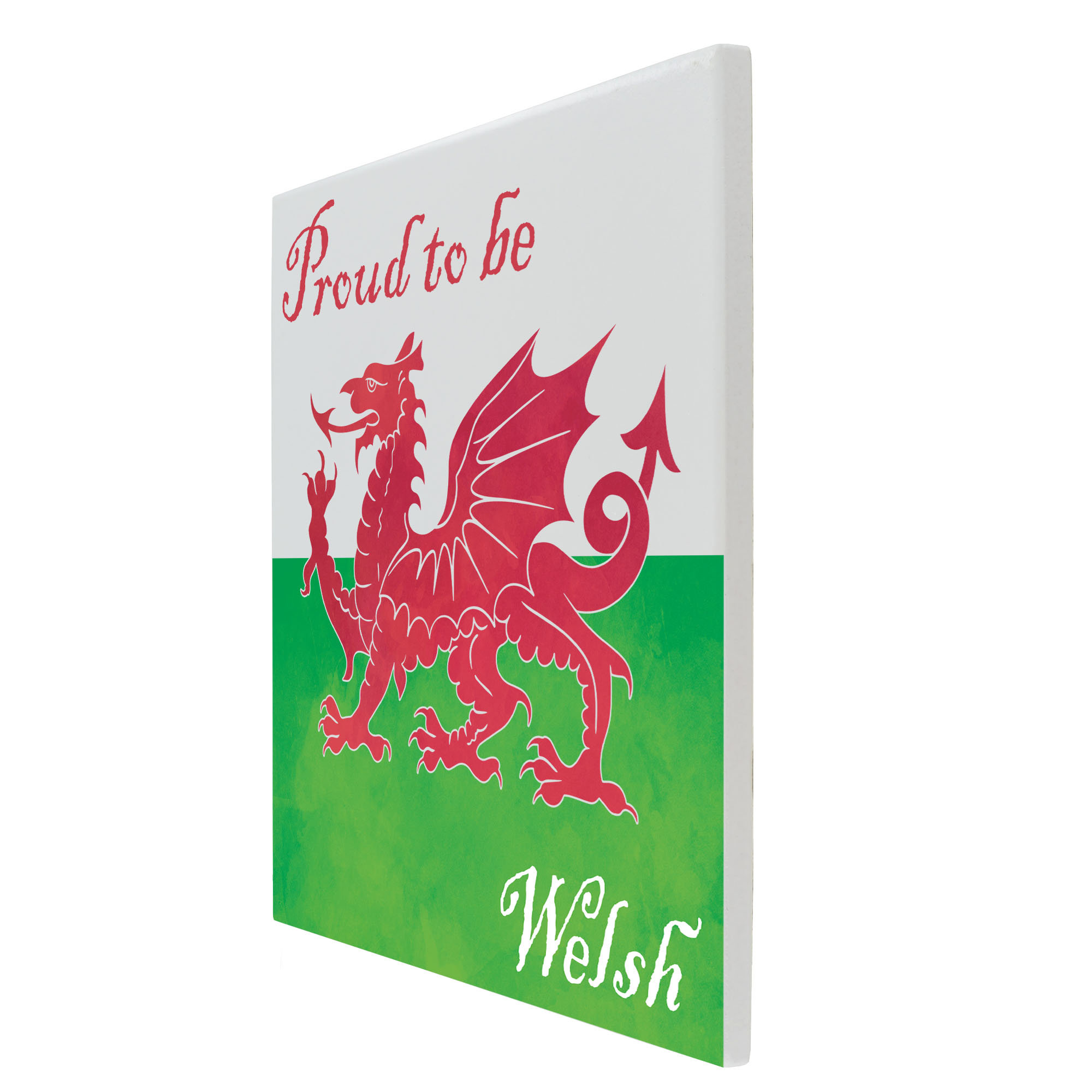 Global Designs Fenton Ltd Proud to Be Welsh Flag Wall Décor | Wayfair.co.uk