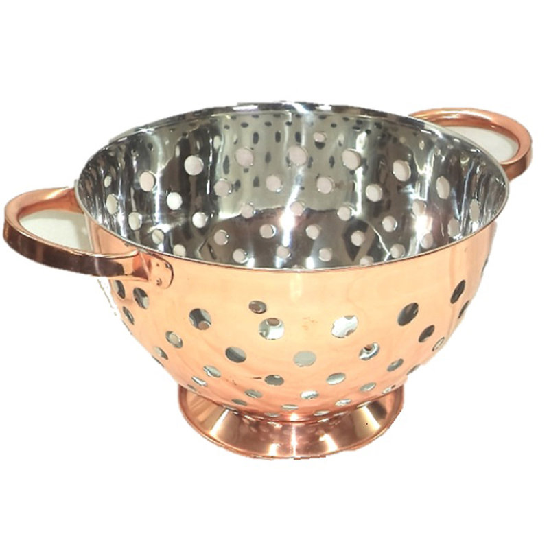 Starcraft Colander S/S Copper Finish, 5Qt & Reviews | Wayfair