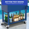 Edrosie Inc 80 Quarts Classic Outdoor Patio, Balcony Cooler Carts ...
