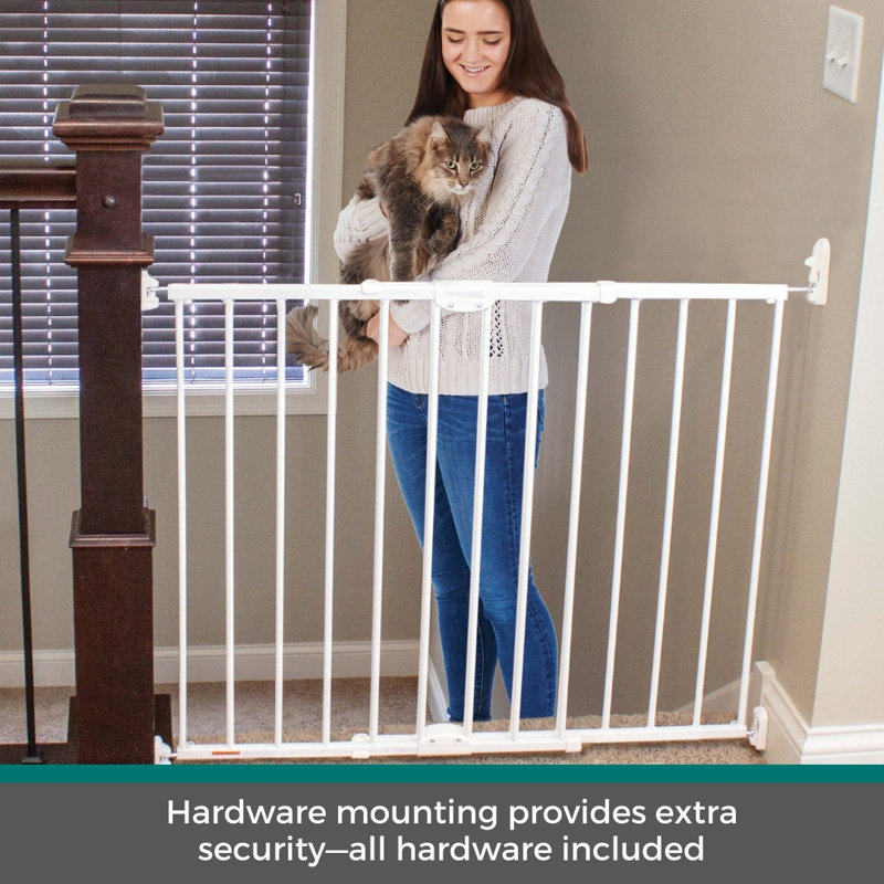 Tucker Murphy Pet™ WIDE CLEARPATH STAIRCASE & HALLWAY PETGATE | Wayfair
