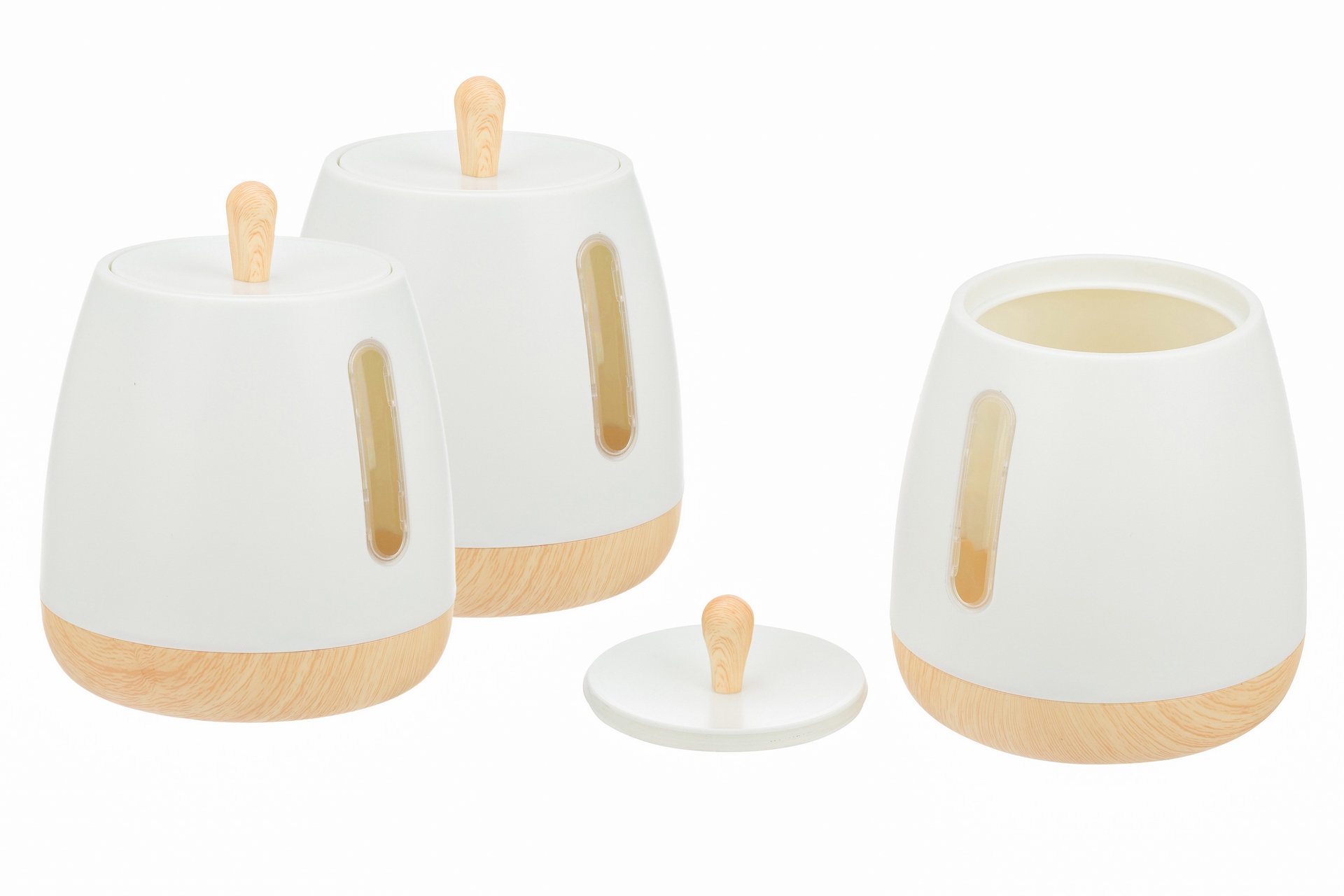 Prep & Savour Jiallo 3 Piece Kitchen Canisters Set | Wayfair