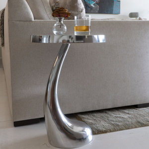 Orren Ellis Tangires Recodo Curve Foot Table & Reviews | Wayfair