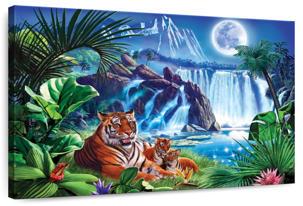Ebern Designs Crowle The Tiger Moon | Wayfair