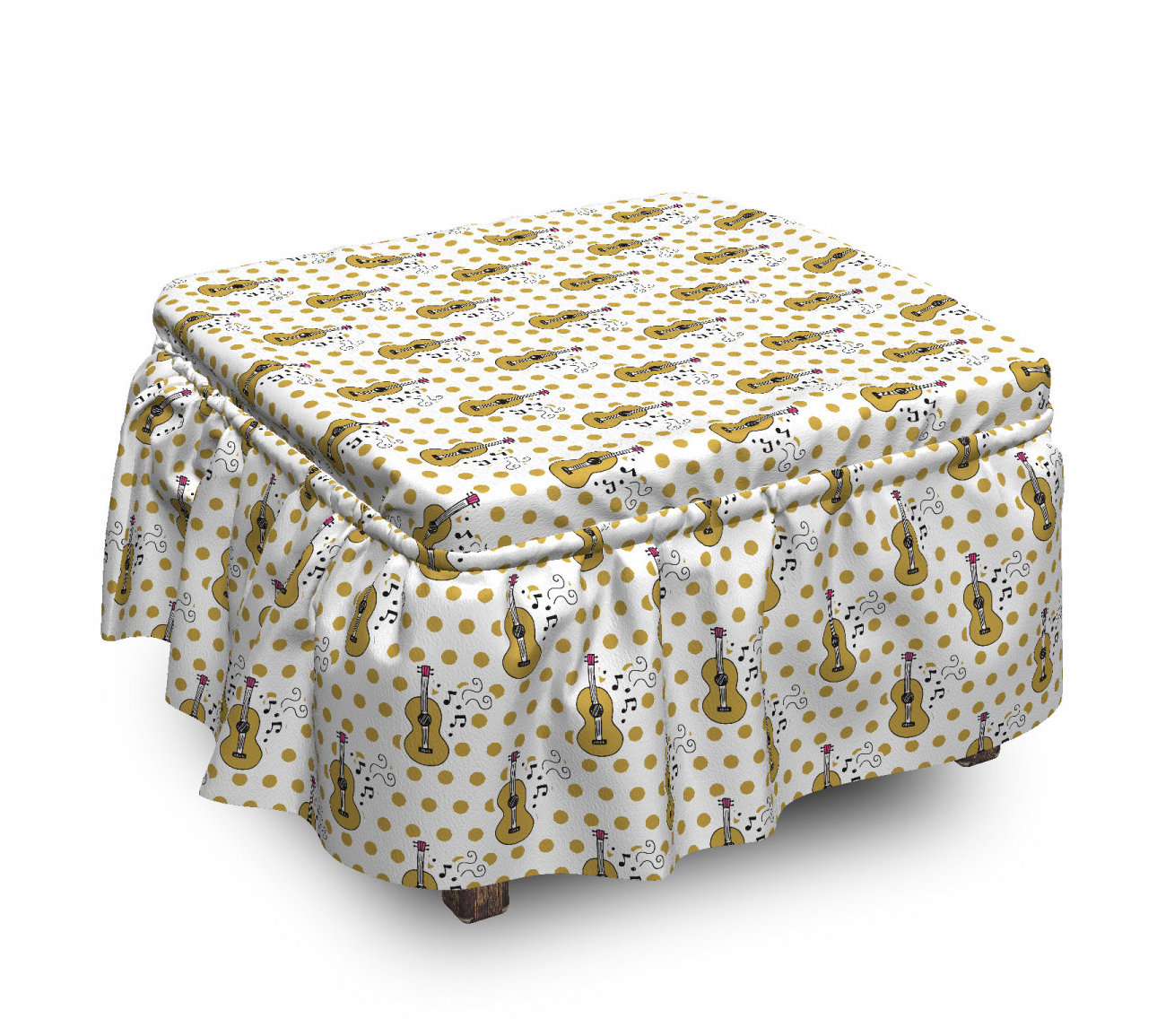 East Urban Home Hand Drawn Ottoman Slipcover | Wayfair