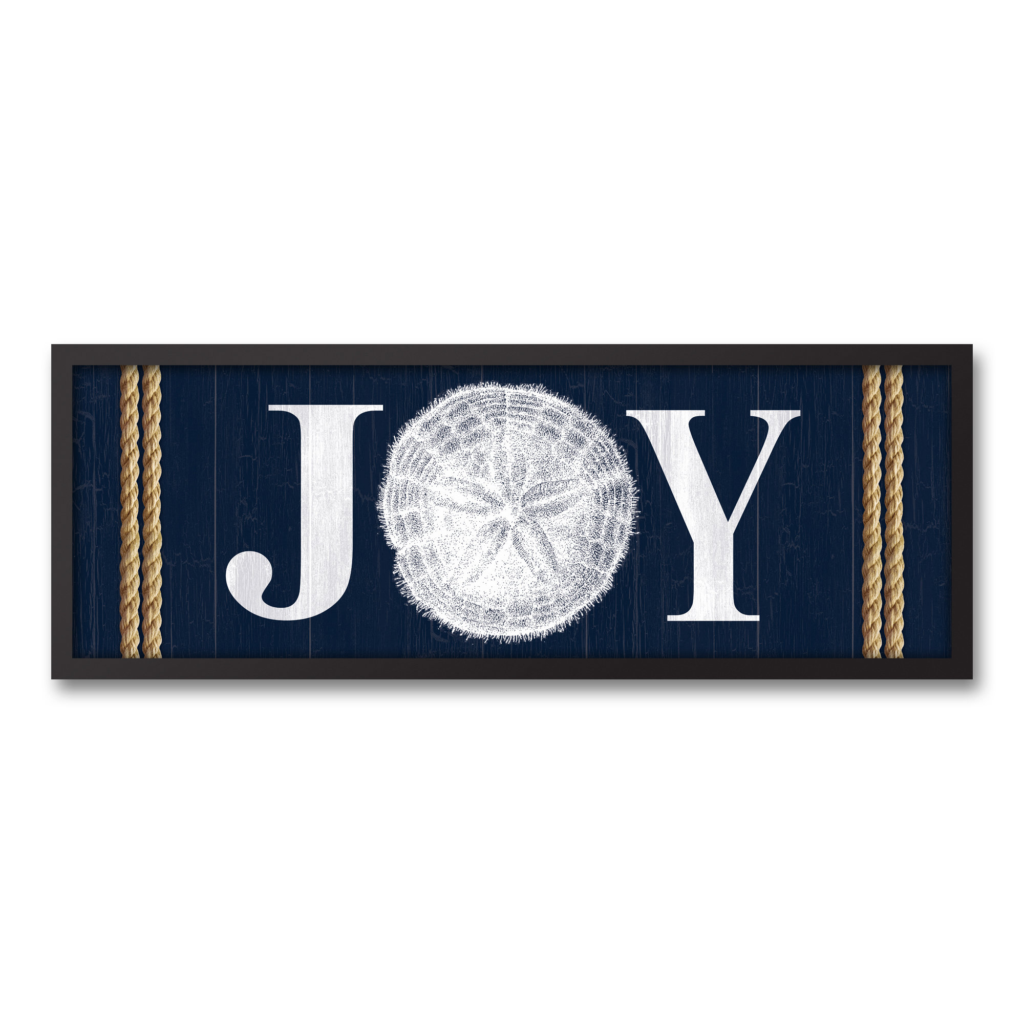 The Holiday Aisle® Seashell Joy - Picture Frame Textual Art Print on ...