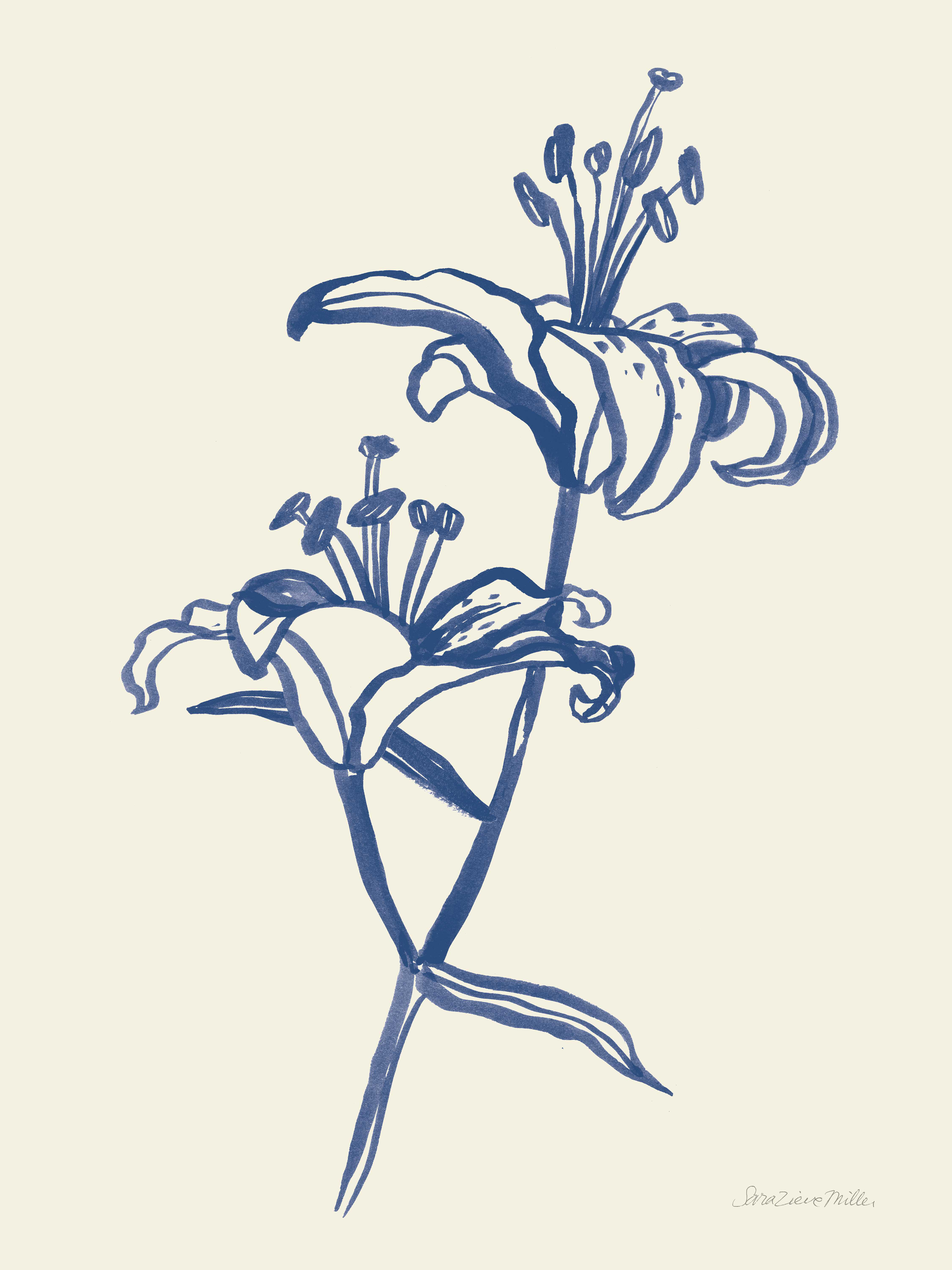 Wildon Home® " Ink Lilies I " | Wayfair