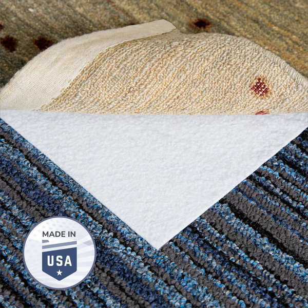 Symple Stuff Rug On Carpet Non-Slip Low Profile Rug Pad for Carpeted ...
