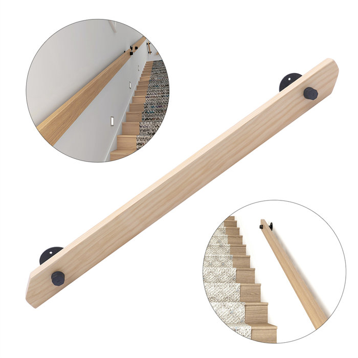 SUNYOU 3.15" x 39.37" x 1.18" Stair Hand Corridor Railing | Wayfair
