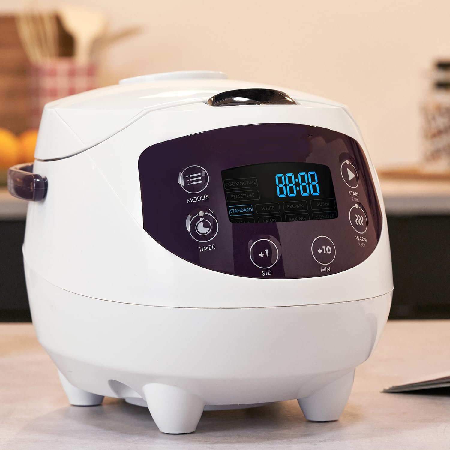 MASTER CRAFT WINDOW AND DOOR Digital Mini Rice Cooker & Steamer, With ...