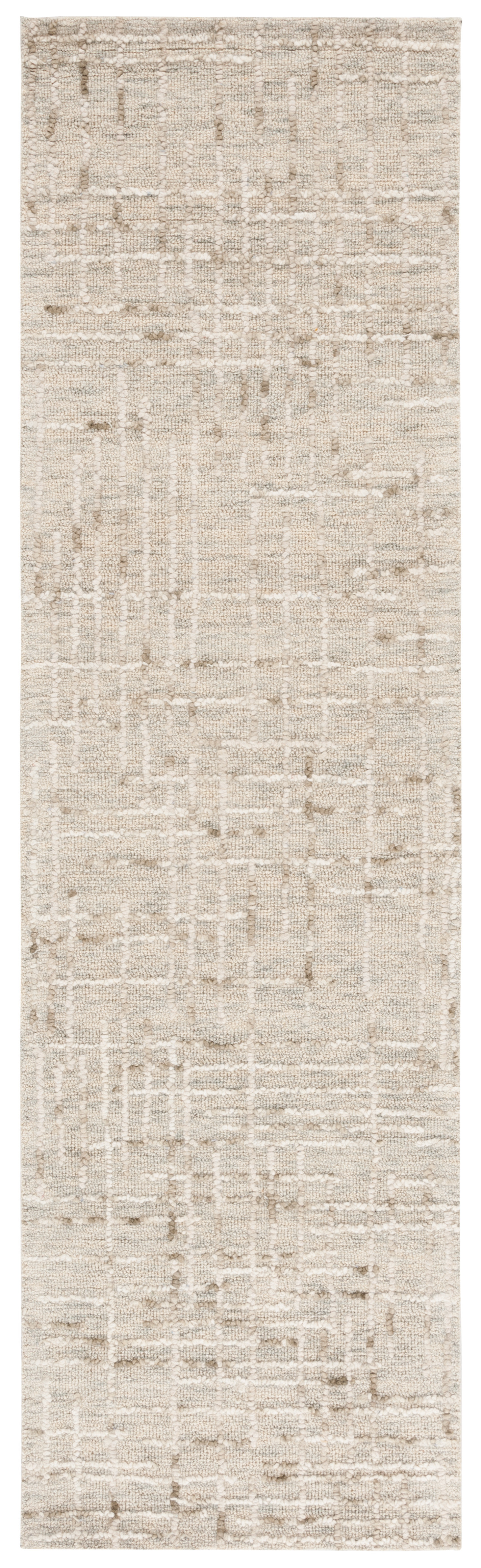 17 Stories Venesta Hand Tufted Wool/Cotton Abstract Rug in Beige/Gray ...