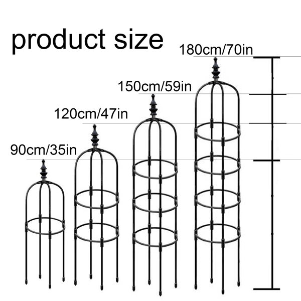 The Holiday Aisle® Garden Obelisk Trelli, Garden Trellis for Climbing ...