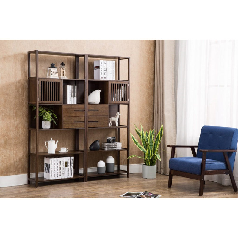 Ebern Designs Mareike Storage Bookcase & Reviews | Wayfair