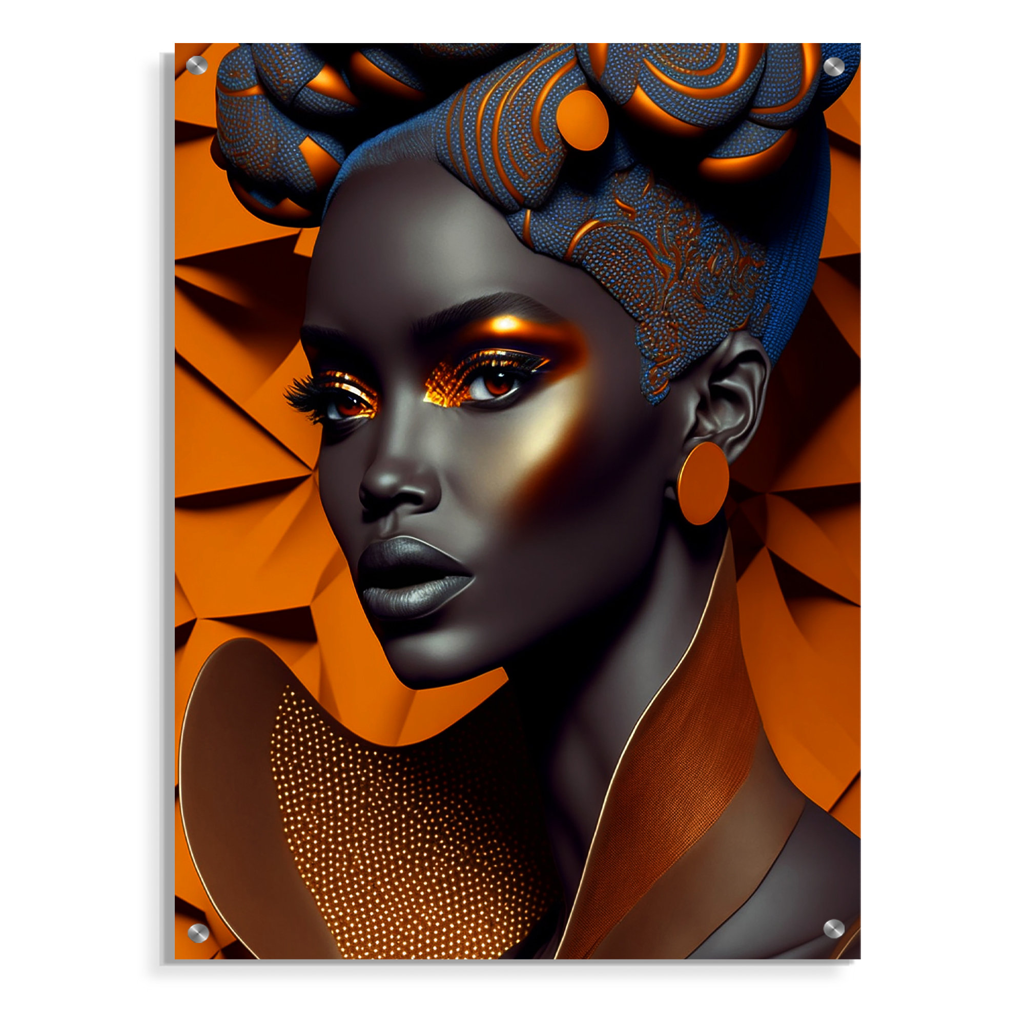 Ebern Designs Exquiste African Woman Design I - Woman African Acrylic ...