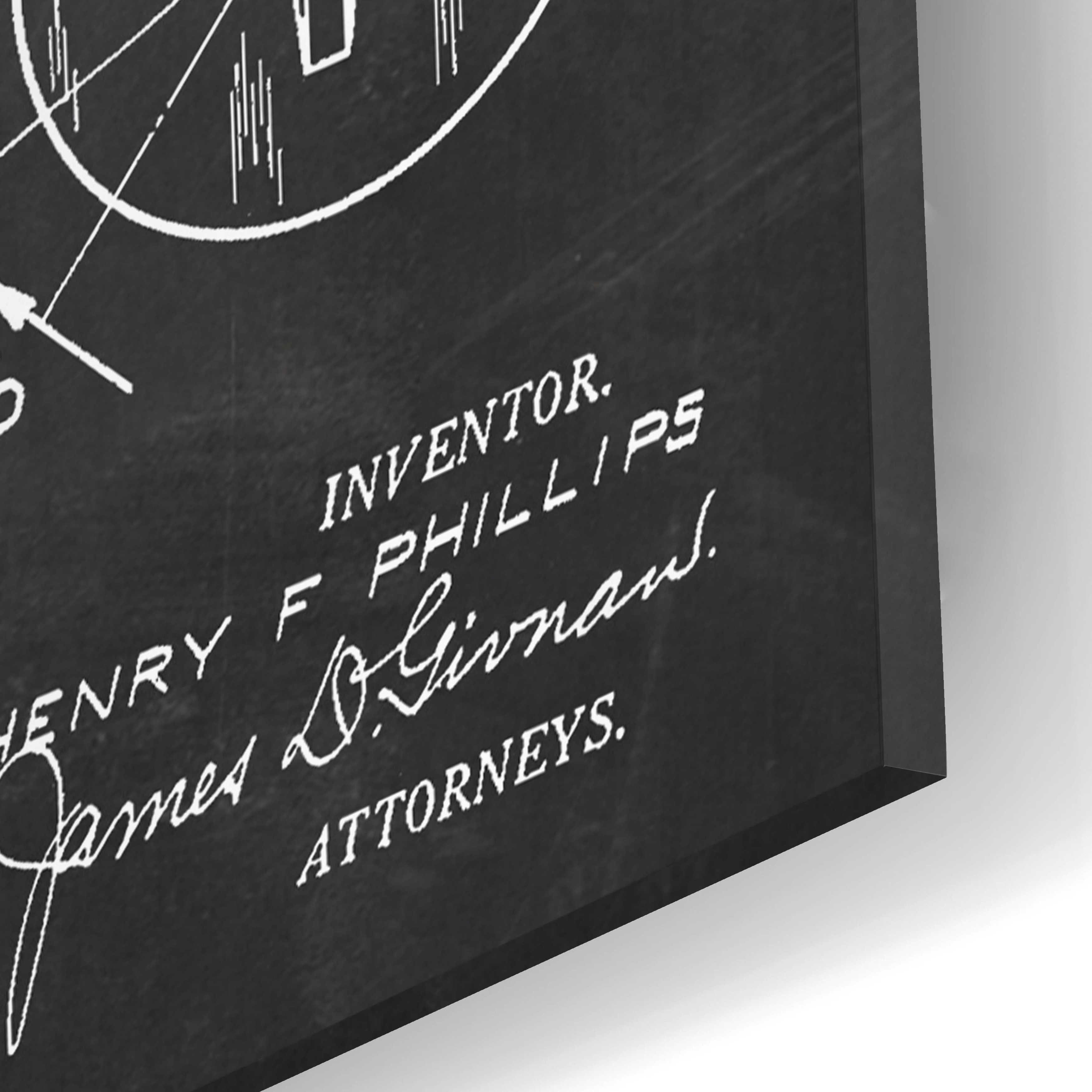 17 Stories Screw Driver Blueprint Patent Chalkboard On Plastic/Acrylic ...