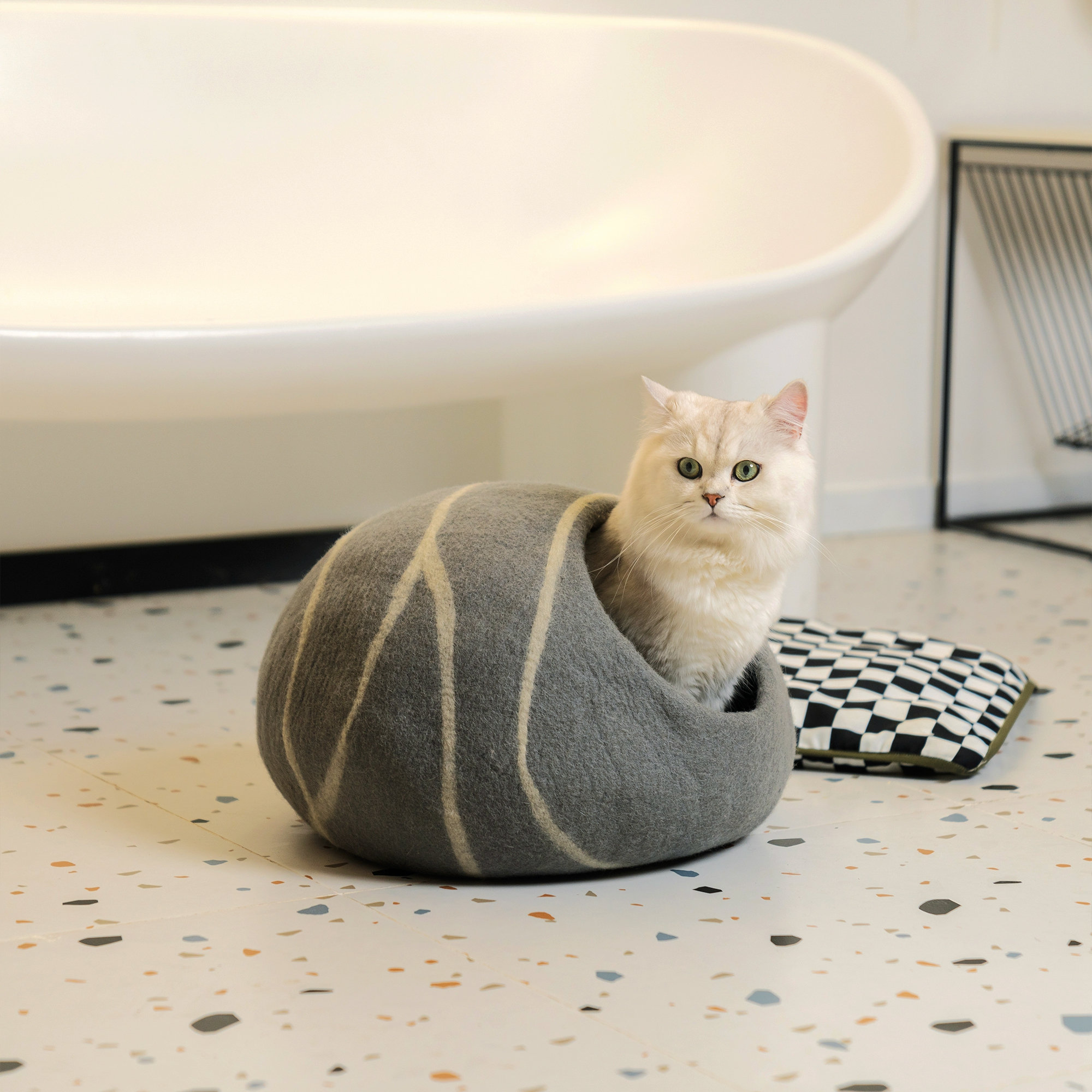 Tucker Murphy Pet™ Dyante Wool Nest Pet Bed | Wayfair