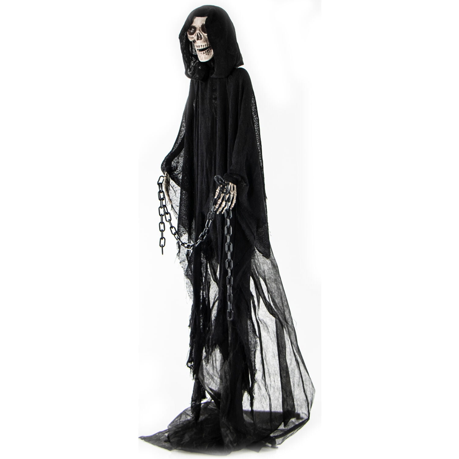 The Holiday Aisle® Life-Size Animated Grim Reaper Prop With And ...