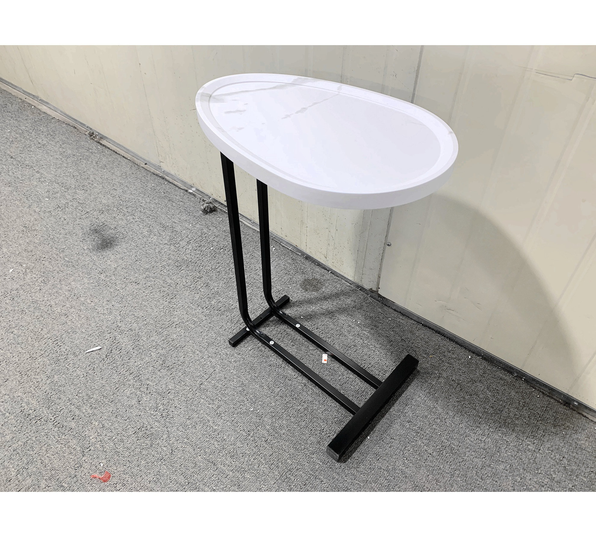 Ebern Designs C-Shaped Side Table, C Table End Table For Sofa And ...