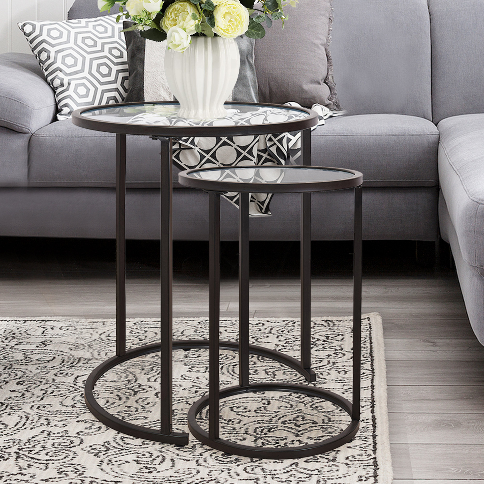 Wade Logan® Byson Nesting End Table & Reviews | Wayfair