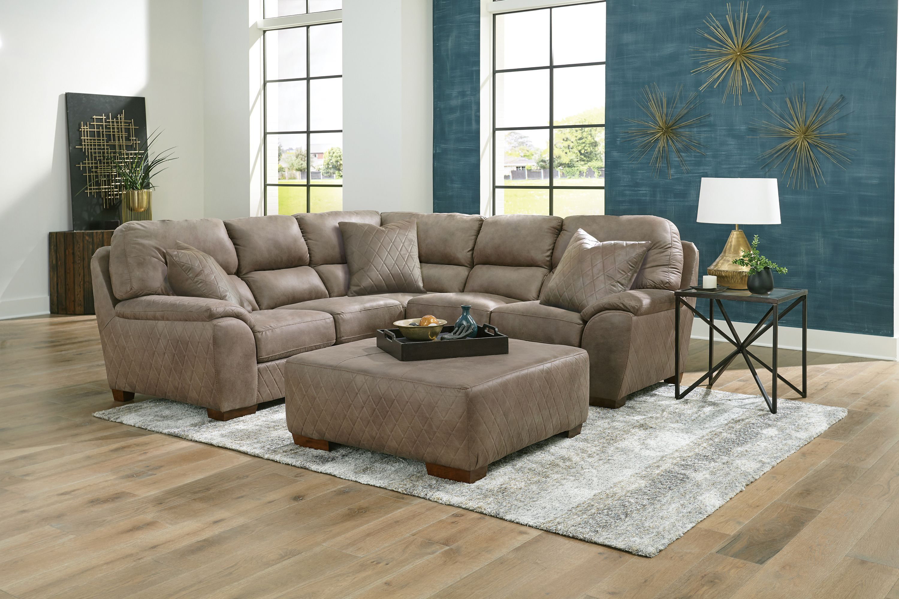 Hokku Designs Erionna 3 - Piece Upholstered Sectional | Wayfair