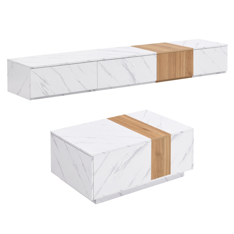 Brayden Studio® Dolories 78.7'' W Storage Credenza | Wayfair