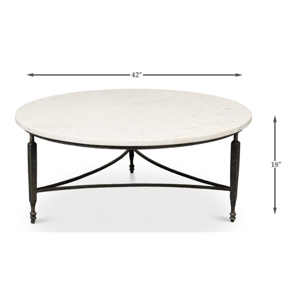 Sarreid Ltd Mykos Round Coffee Table & Reviews | Wayfair