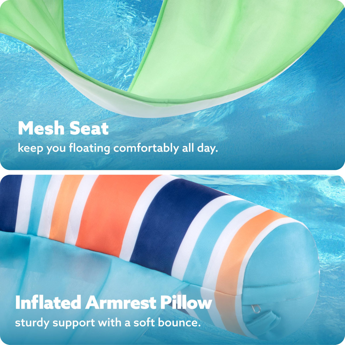 Sloosh 2 Packs Inflatable Pool Float Noodle Chair | Wayfair