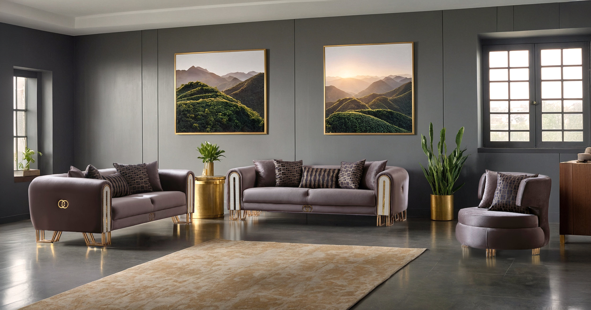 Everly Quinn Janush 3 - Piece Velvet Living Room Set | Wayfair