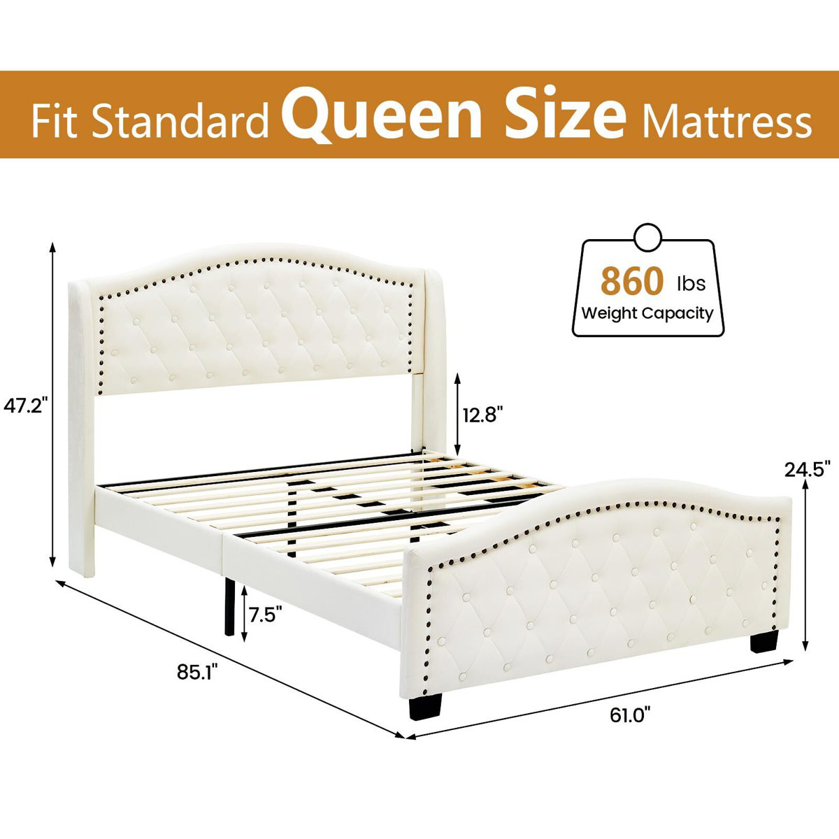 House of Hampton® Keymi Bed | Wayfair