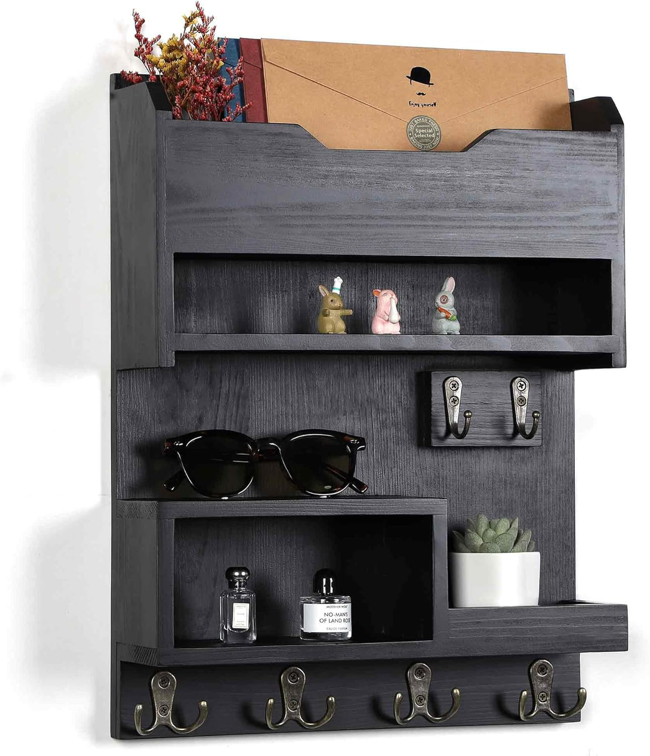 RAPTIZ Key Holder For Wall, Key And Mail Holder For Wall, Mail And Key ...